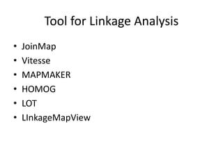 Linkage analysis | PPTX