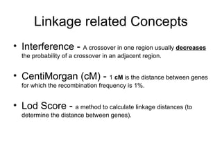 Linkage Analysis LOD recombination .ppt | Genetics | Science