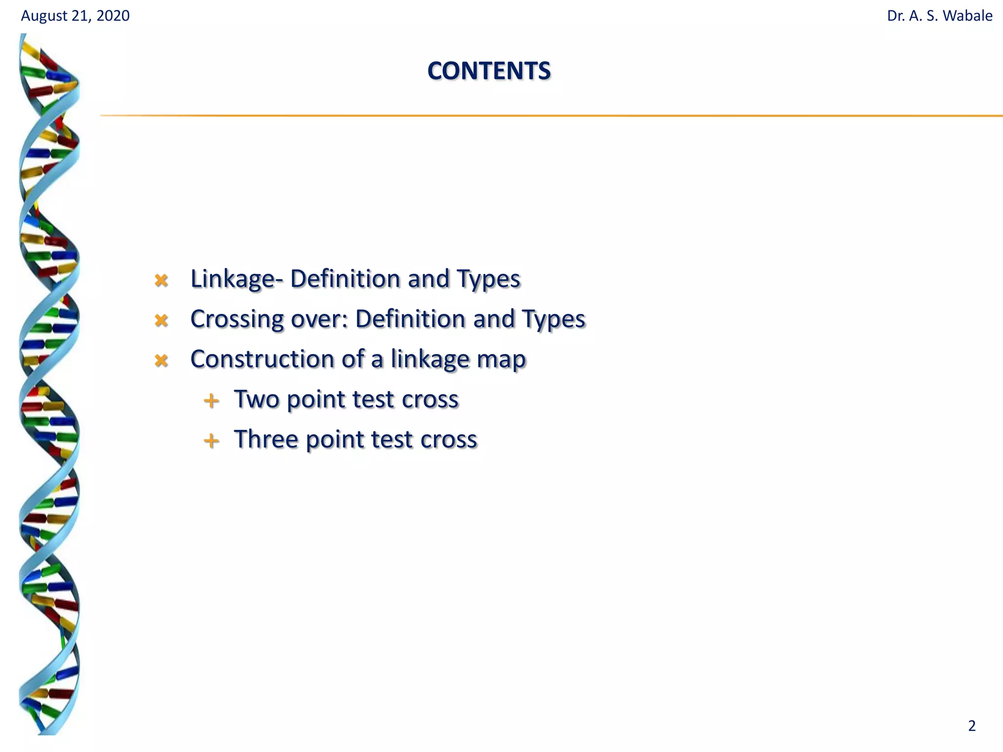 Linkage and crossing over | PDF