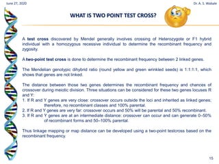 Linkage and crossing over | PDF