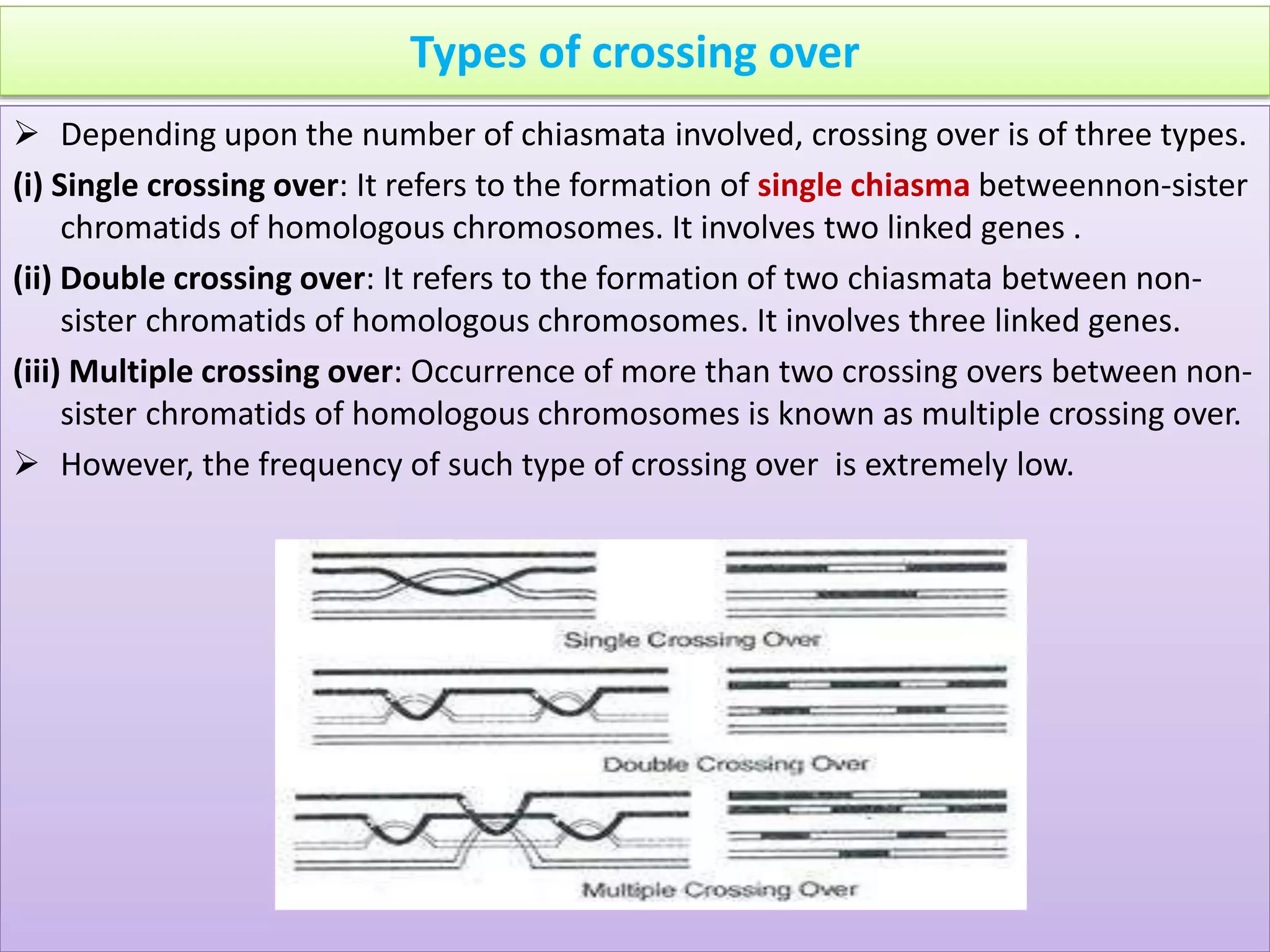 Linkage and crossing over | PPTX