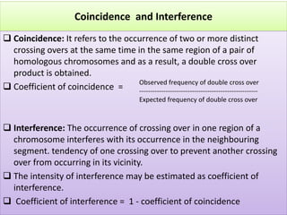 Linkage and crossing over | PPTX