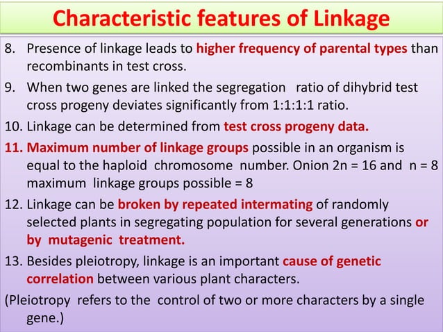 Linkage and crossing over | PPTX | Genetics | Science