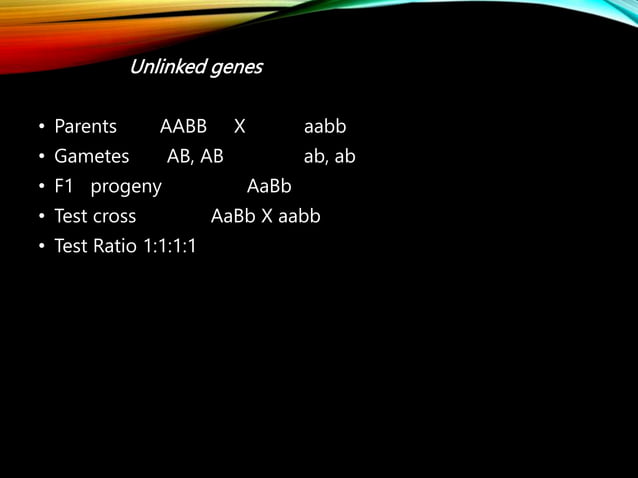 Linkage and Recombination.ppt | Genetics | Science