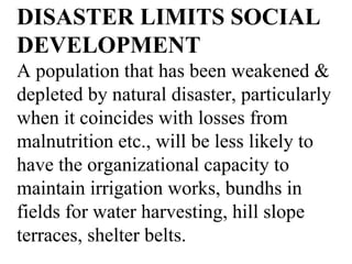 LINKAGE BETWEEN DISASTER AND DEVELOPMENT.ppt