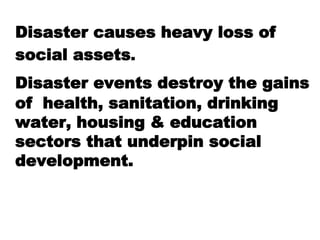 LINKAGE BETWEEN DISASTER AND DEVELOPMENT.ppt