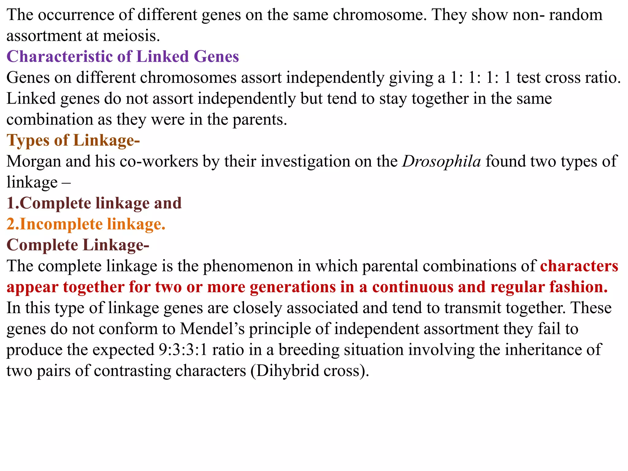 Linkage – concept, types and theories | PPTX