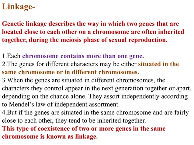 Linkage – concept, types and theories | PPTX