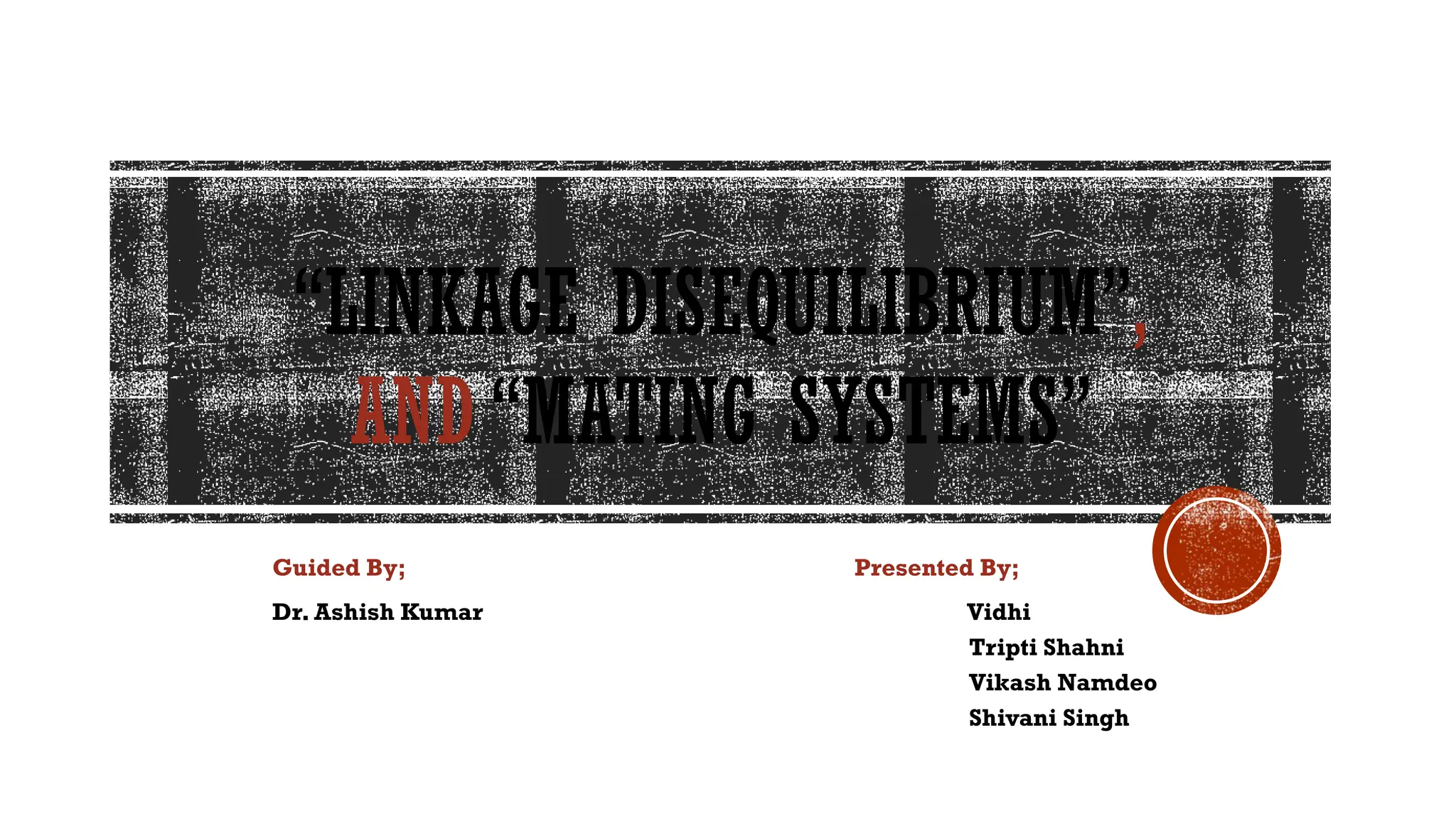 Linkage Disequilibrium And Mating Systems Genetic Interactions And