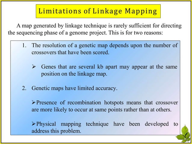 Linkage mapping.pptxhcgxfxgfxfxycghcghcfhf | PPT