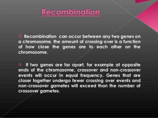 Linkage map ping by recombination in human phyisology ii | PPTX