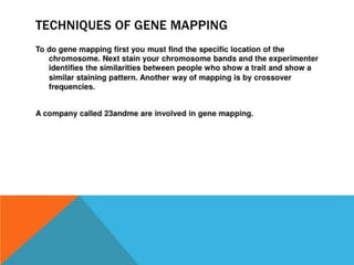 Linkage map ping by recombination in human phyisology ii | PPTX