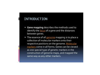 Linkage map ping by recombination in human phyisology ii | PPTX