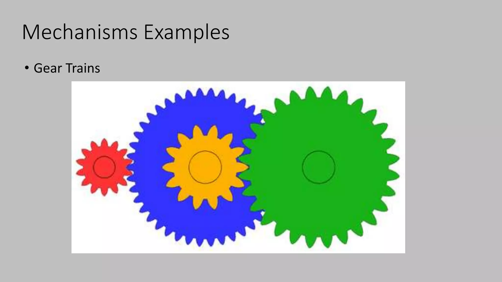 Linkage mechanisms - Presentation | PPTX