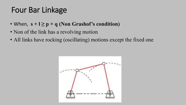 Linkage mechanisms - Presentation | PPTX