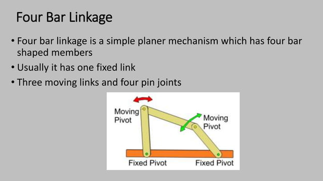 Linkage mechanisms - Presentation | PPTX