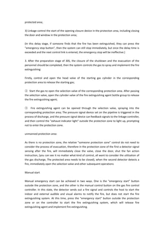 linkage of gas fire extinguishing system with fire alarm | PDF