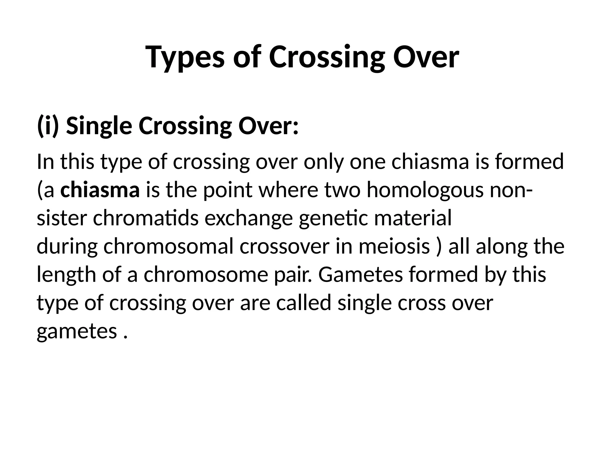 Presentation on Linkage and Crossing Over | PPTX