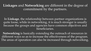 Linkages-and-Networking-w/ Org. | PPTX