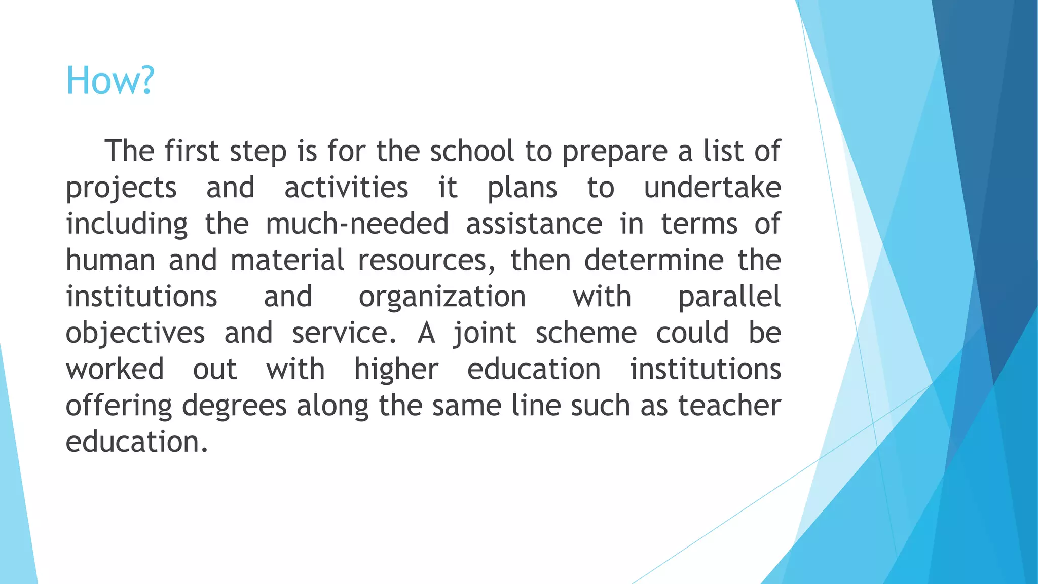 Linkages and networking with organizations (edcon) | PPTX