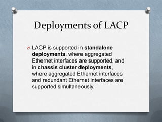 Link Aggregation Control Protocol | PPTX