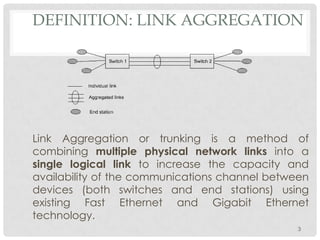 a brief overview on link aggregation ieee 802.3ad