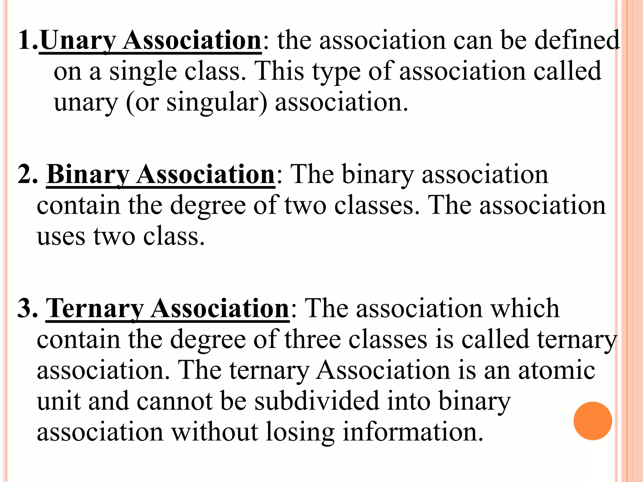 Link and association in Java | PPTX