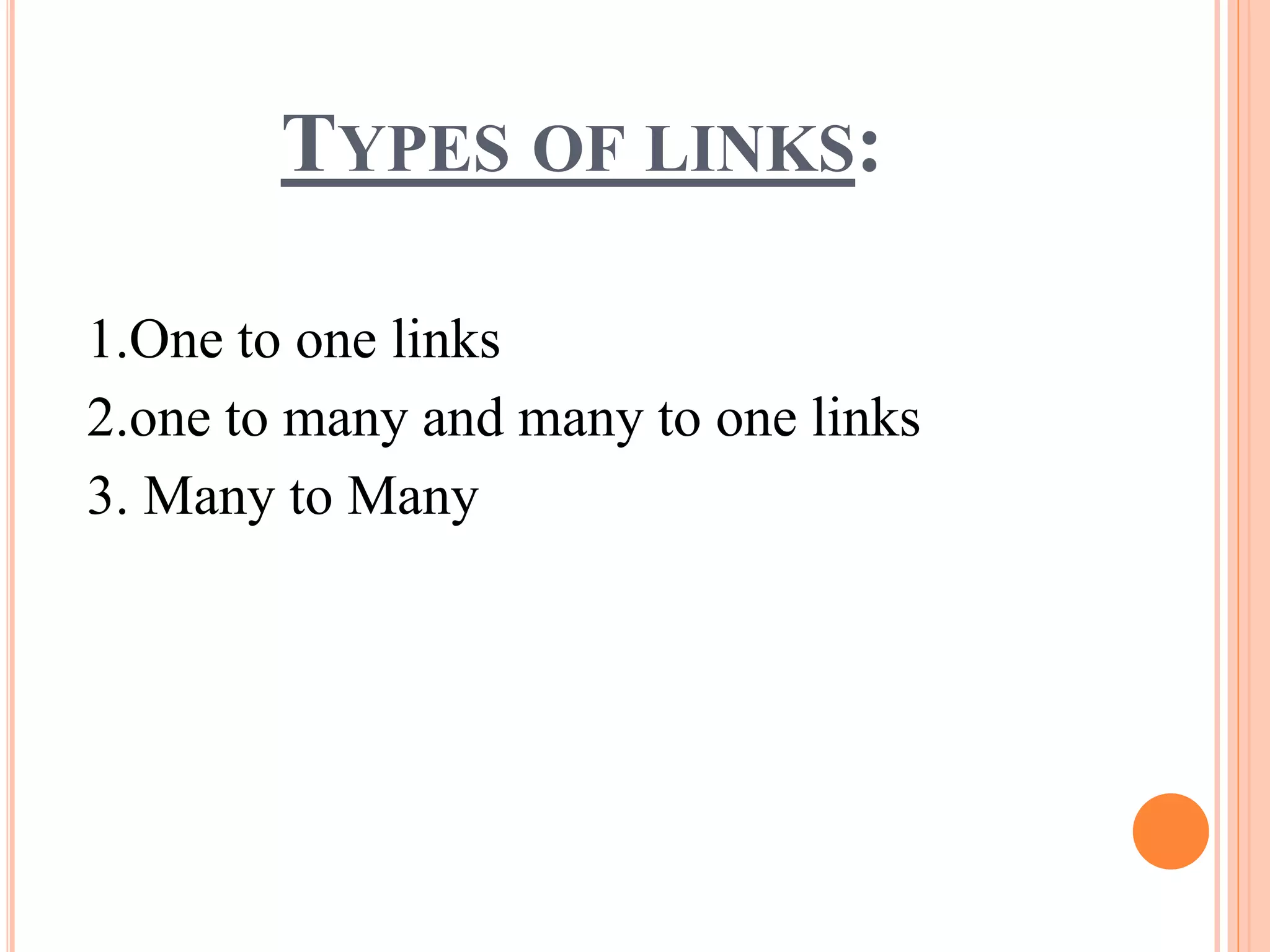 Link and association in Java | PPTX