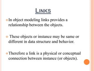 Link and association in Java | PPTX