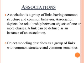 Link and association in Java | PPTX