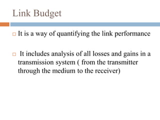 GSM Link Budget | PDF