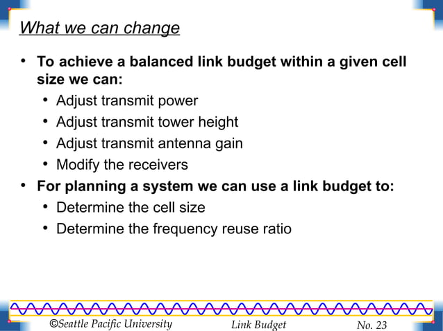 Link Budget_DataCommunication_engineering.ppt