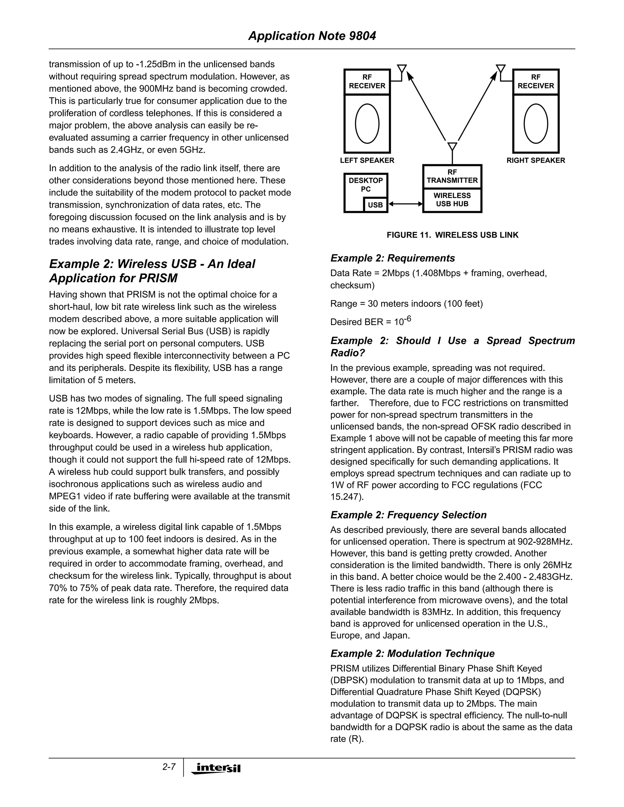 Link budjet radio and spread spectrum theory | PDF