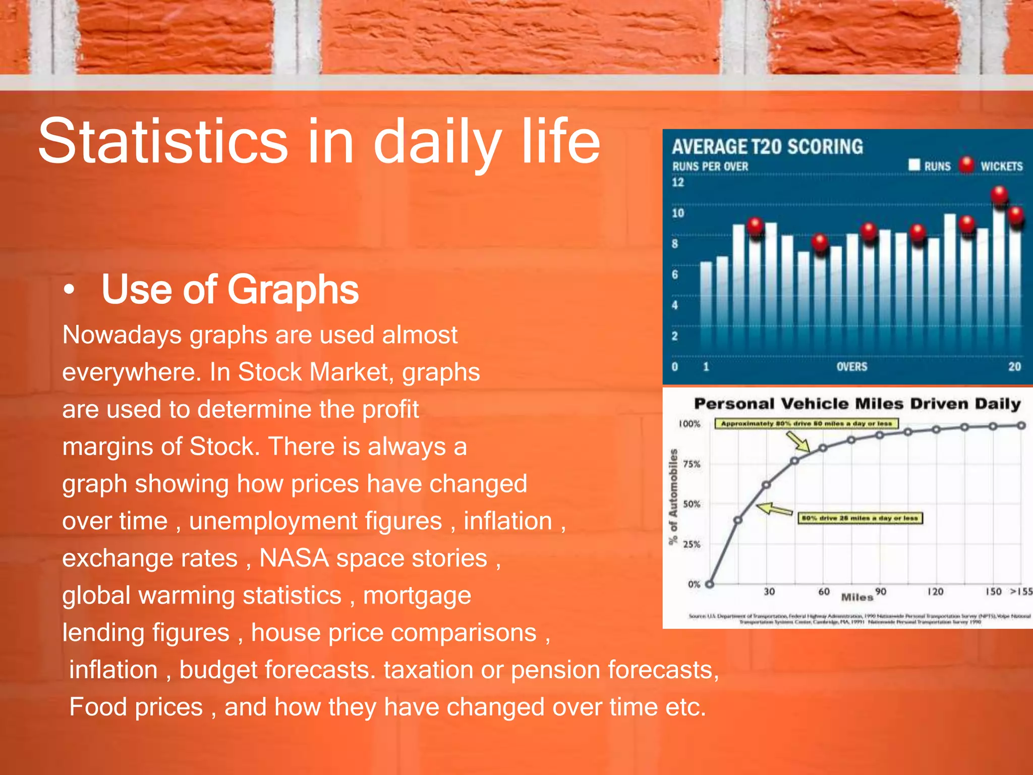 Statistics in real life | PPTX