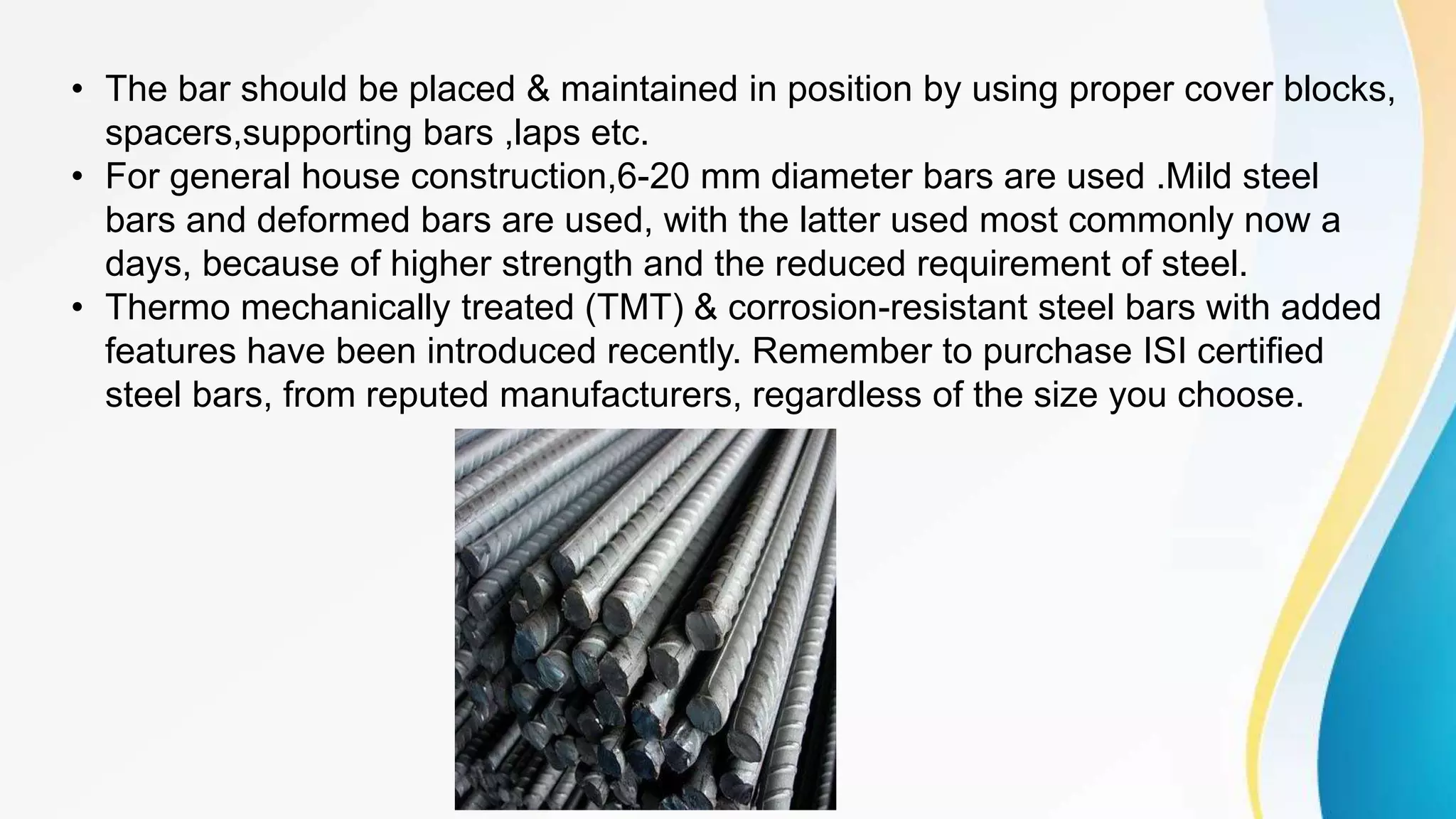 Materials required for concrete column construction | PPTX