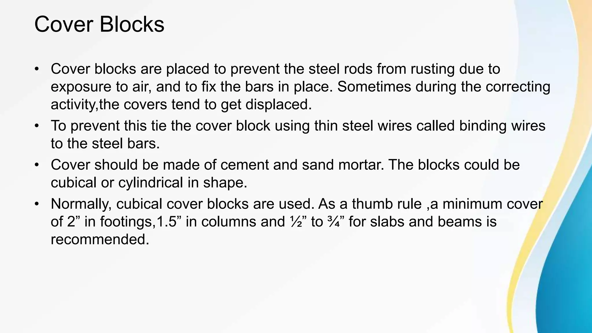 Materials required for concrete column construction | PPTX