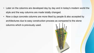 Materials required for concrete column construction | PPTX