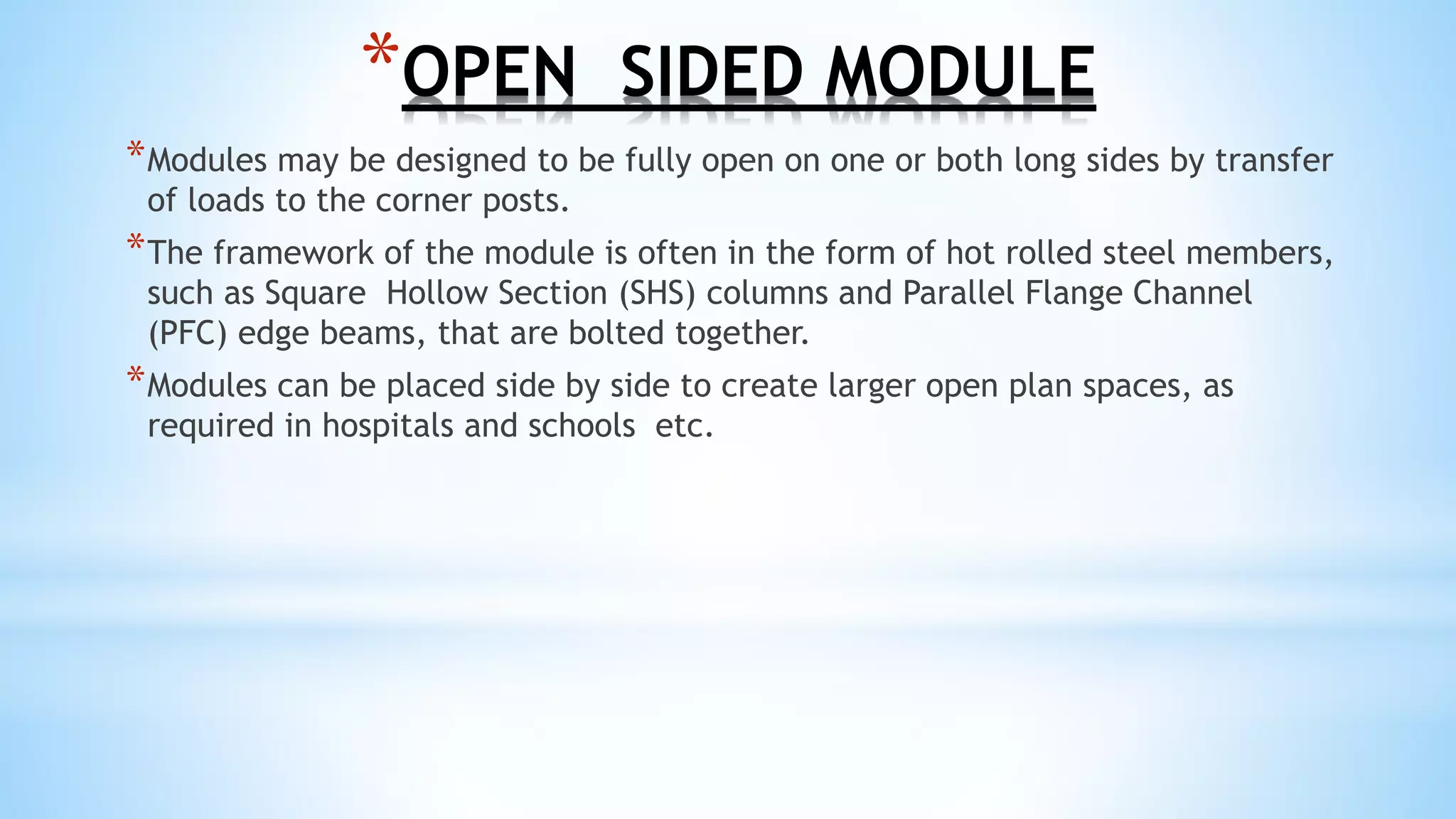 MODULAR CONSTRUCTION USING LIGHT STEEL FRAMING | PPTX