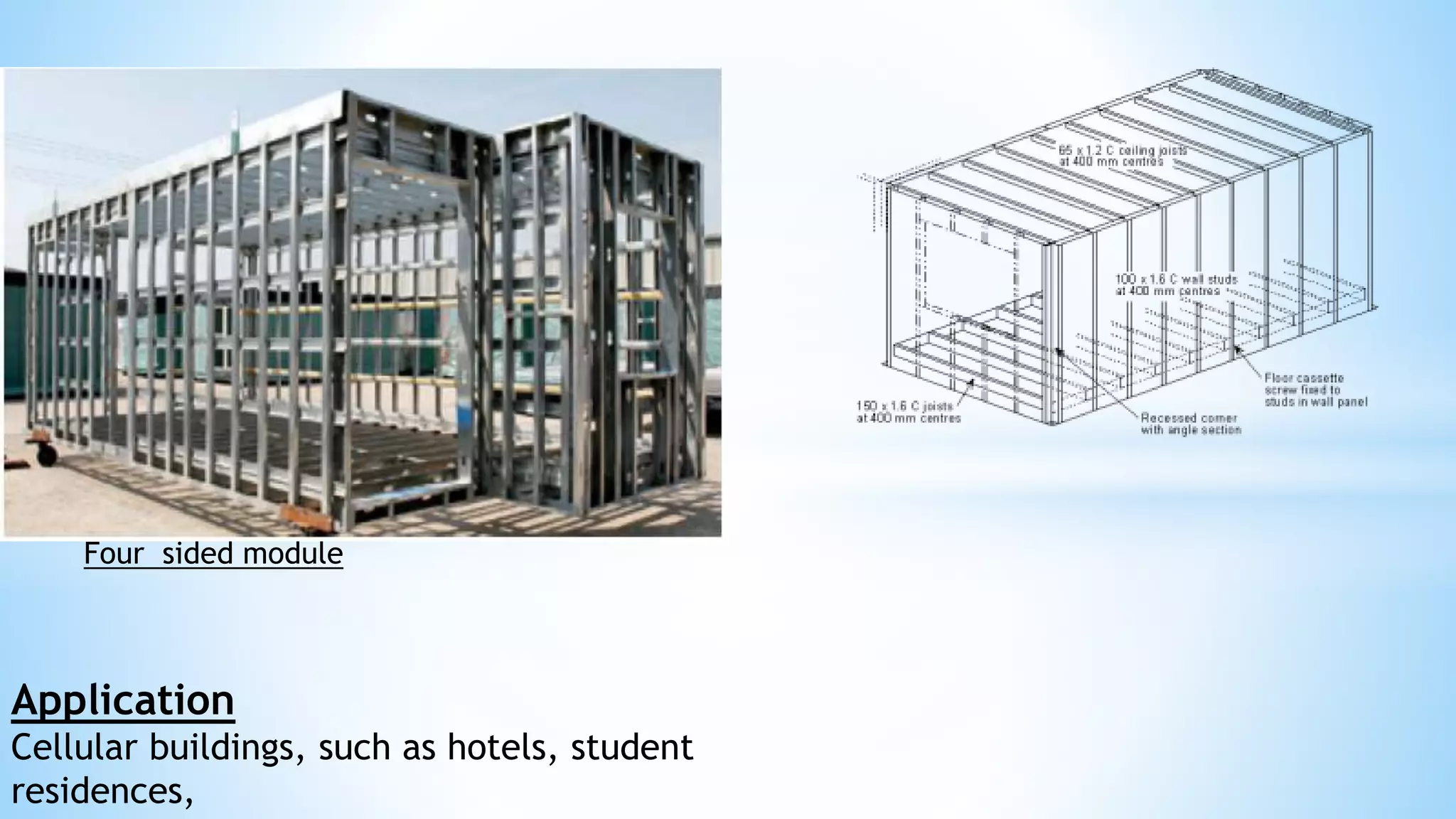 MODULAR CONSTRUCTION USING LIGHT STEEL FRAMING | PPTX