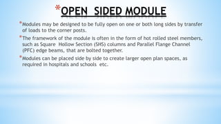 MODULAR CONSTRUCTION USING LIGHT STEEL FRAMING | PPTX