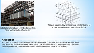 MODULAR CONSTRUCTION USING LIGHT STEEL FRAMING | PPTX