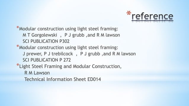 MODULAR CONSTRUCTION USING LIGHT STEEL FRAMING | PPTX | Construction Industry | Industries
