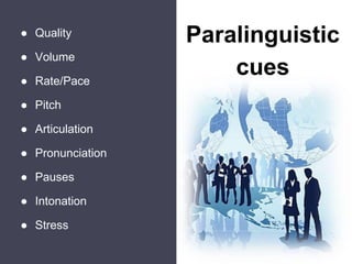 Paralanguage/Paralinguistics | PPTX