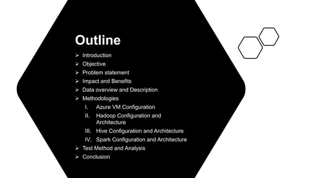 COMPARING THE PERFORMANCE OF ETL PIPELINE USING SPARK AND HIVE UNDER AZURE VM.pptx