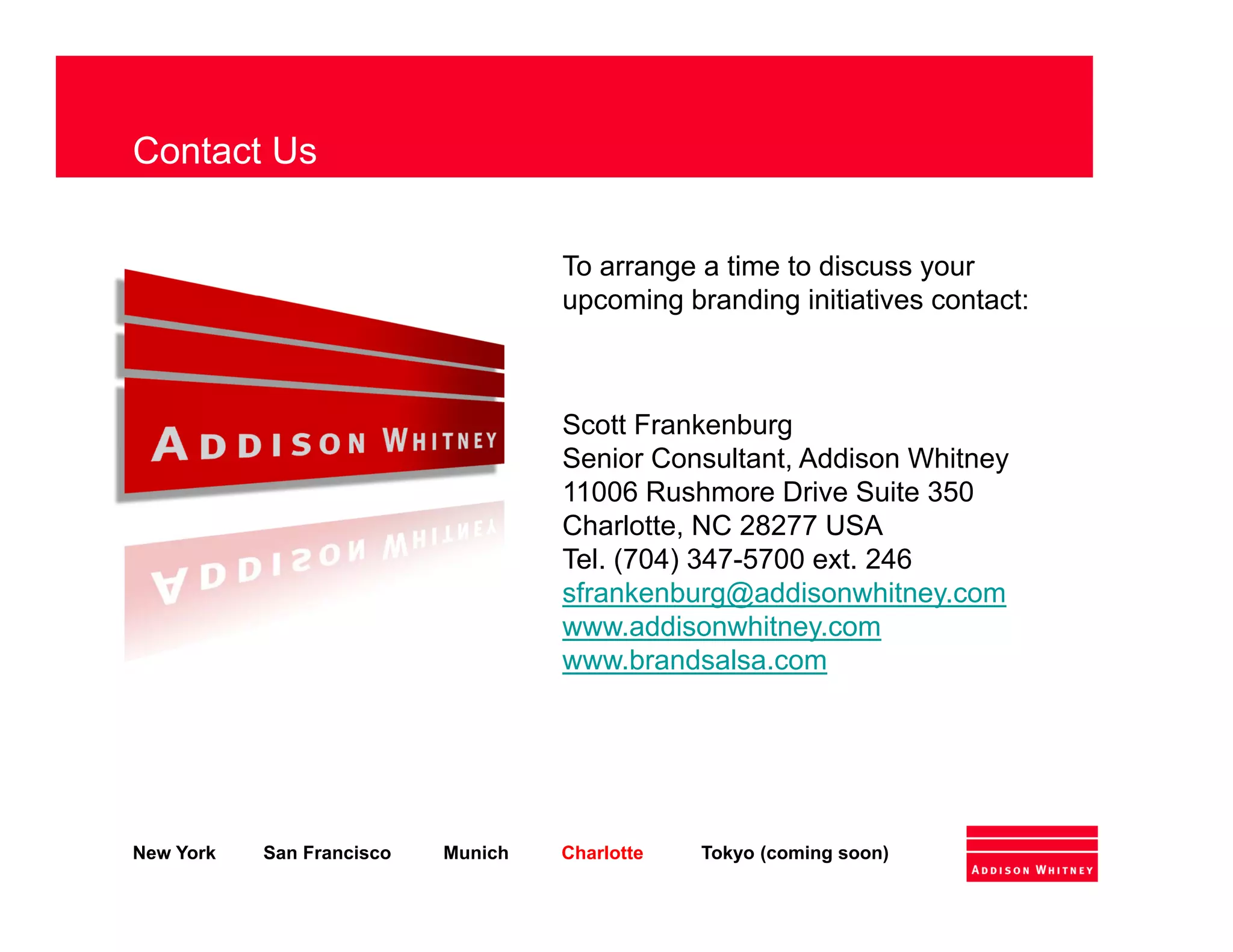 About Addison Whitney | PDF