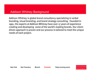 About Addison Whitney | PDF