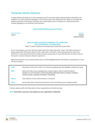 Linked learning-student-exhibition-toolkit | PDF