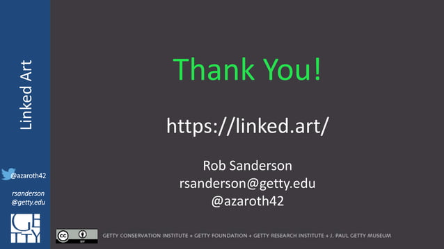 Linked Art: An Art Museum Profile for CIDOC-CRM | PPT | Free Download