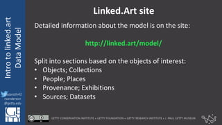 Introduction to the Linked Art Data Model | PDF | Databases | Computer Software and Applications