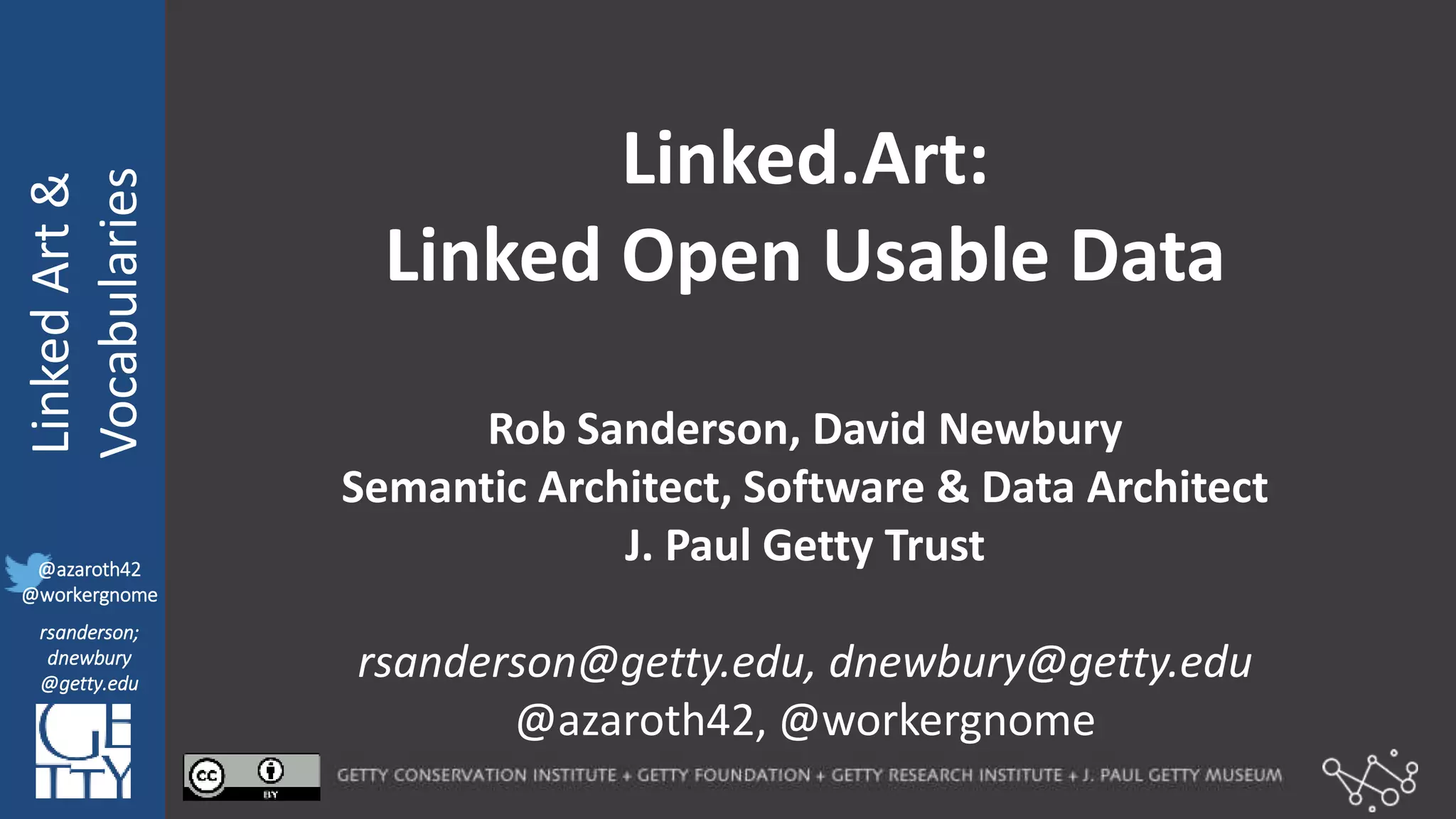 linked.art Data Model Walkthrough | PPTX